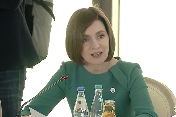 MOLDOVAN PRESIDENT MAIA SANDU WELCOMED PARTICIPANTS OF EUROPEAN ...